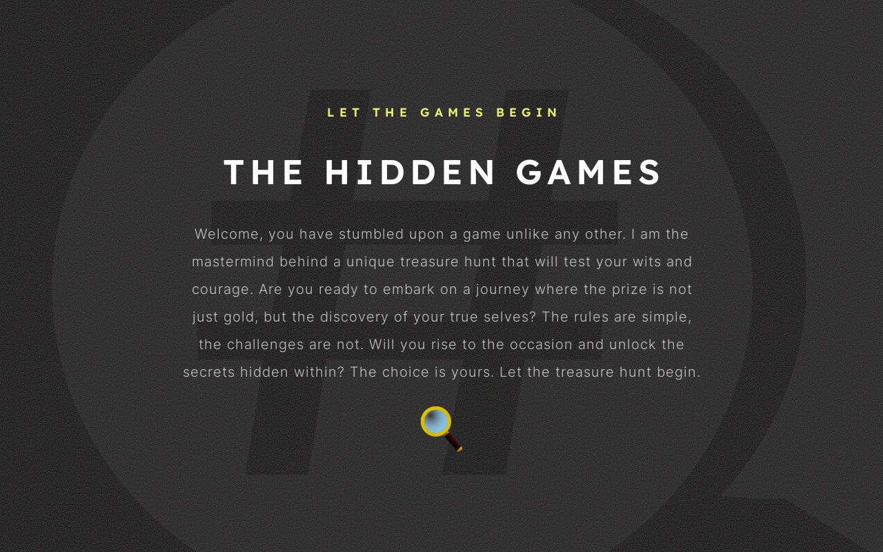 The Hidden Games